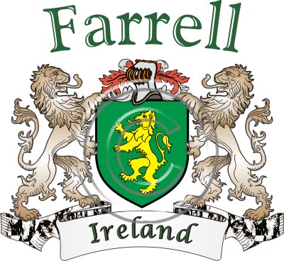 Help Desk - Name Histories - Coat of Arms - Farrell Name History - The ...